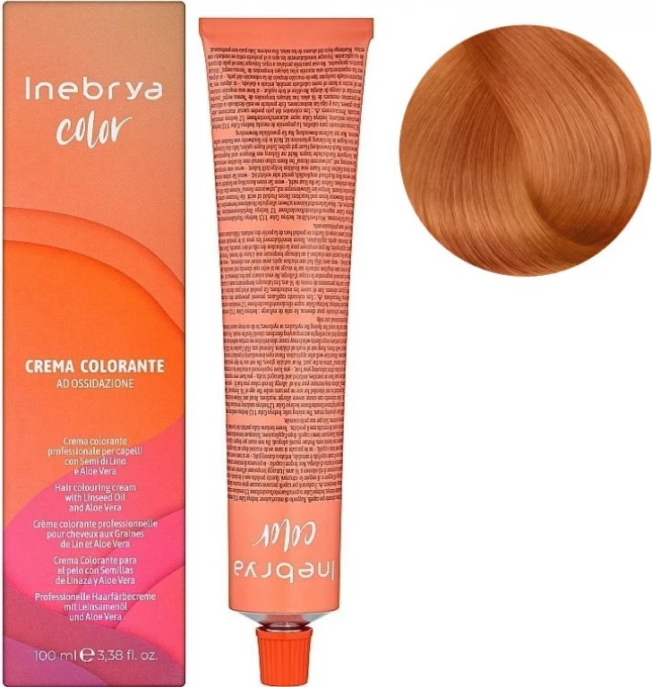Ngjyrë për flokë Inebrya 9/42 Bionde në konjak shumë e qelët,100 ml ...