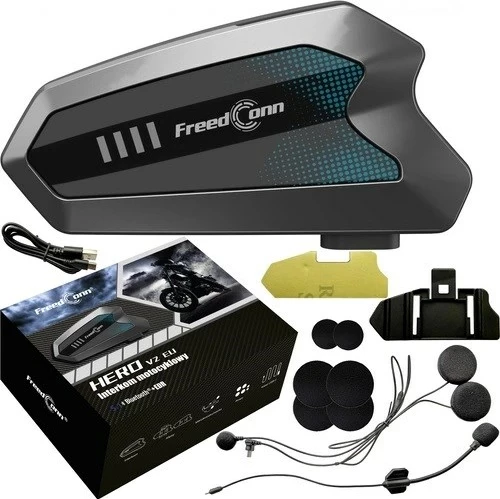 Intercom moto FreedConn HERO V2 EU, i zi | foleja